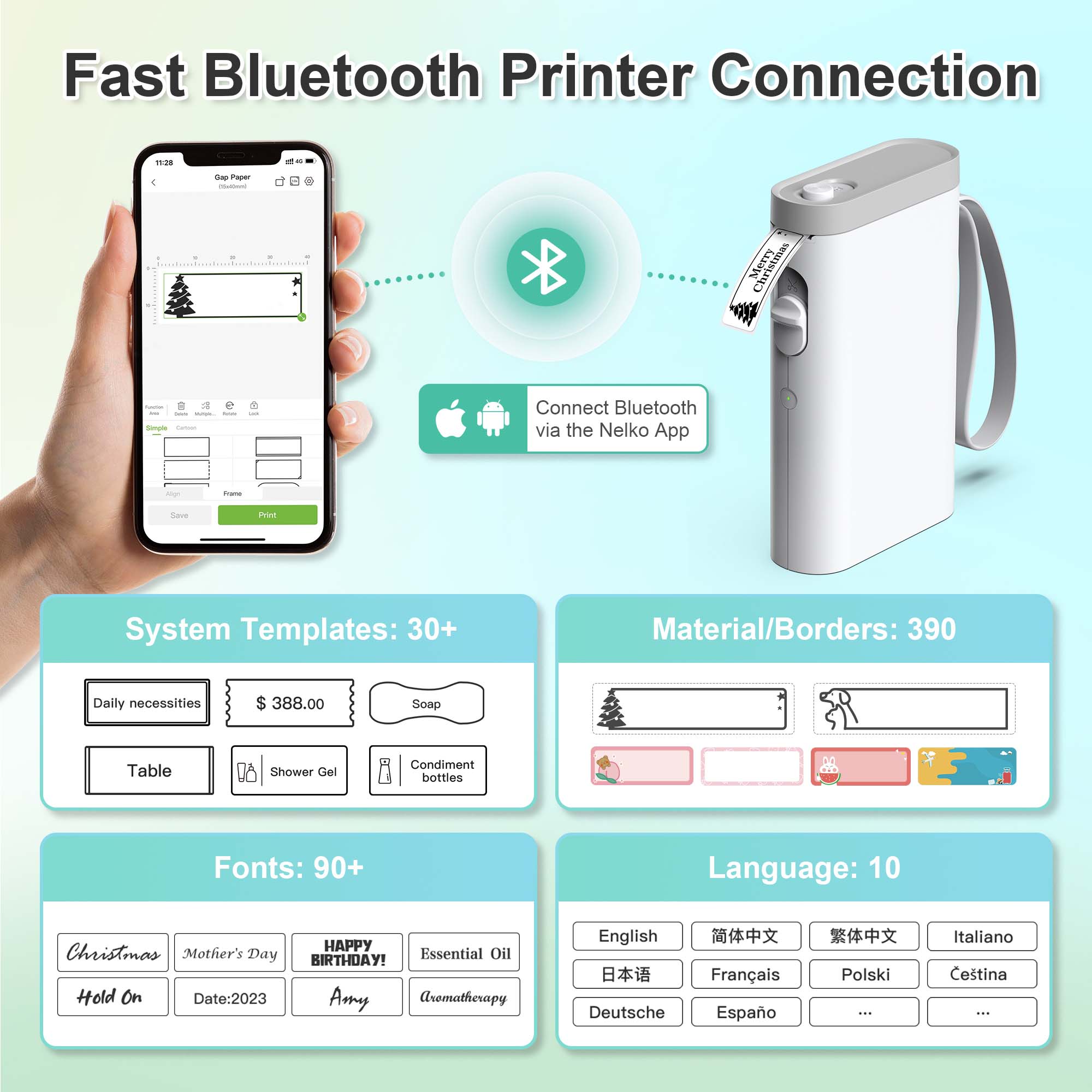 P21 Portable Bluetooth Label Maker – Labelnize